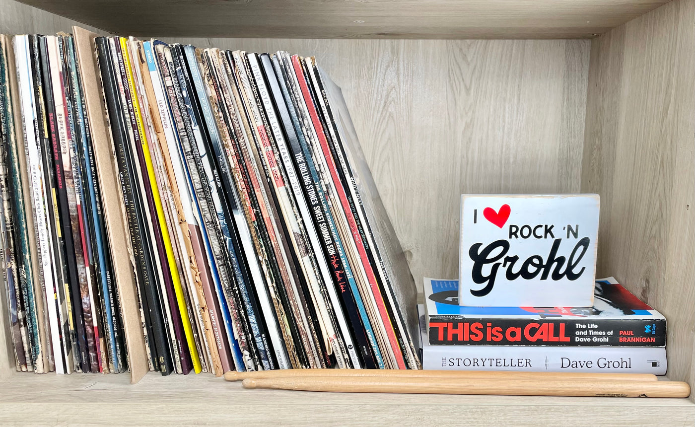 Dave Grohl music lover sign |I Love Rock 'n Grohl| Three Sisters Studio