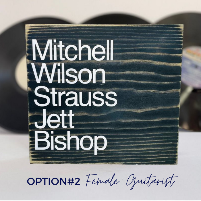 Personalized Rock Guitar Player Wood Sign | Custom Gifts for Guitarists ...