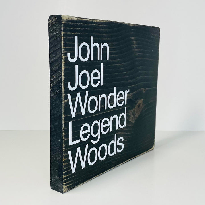 Personalized Piano Player Natural Wood sign | Three Sisters Studio