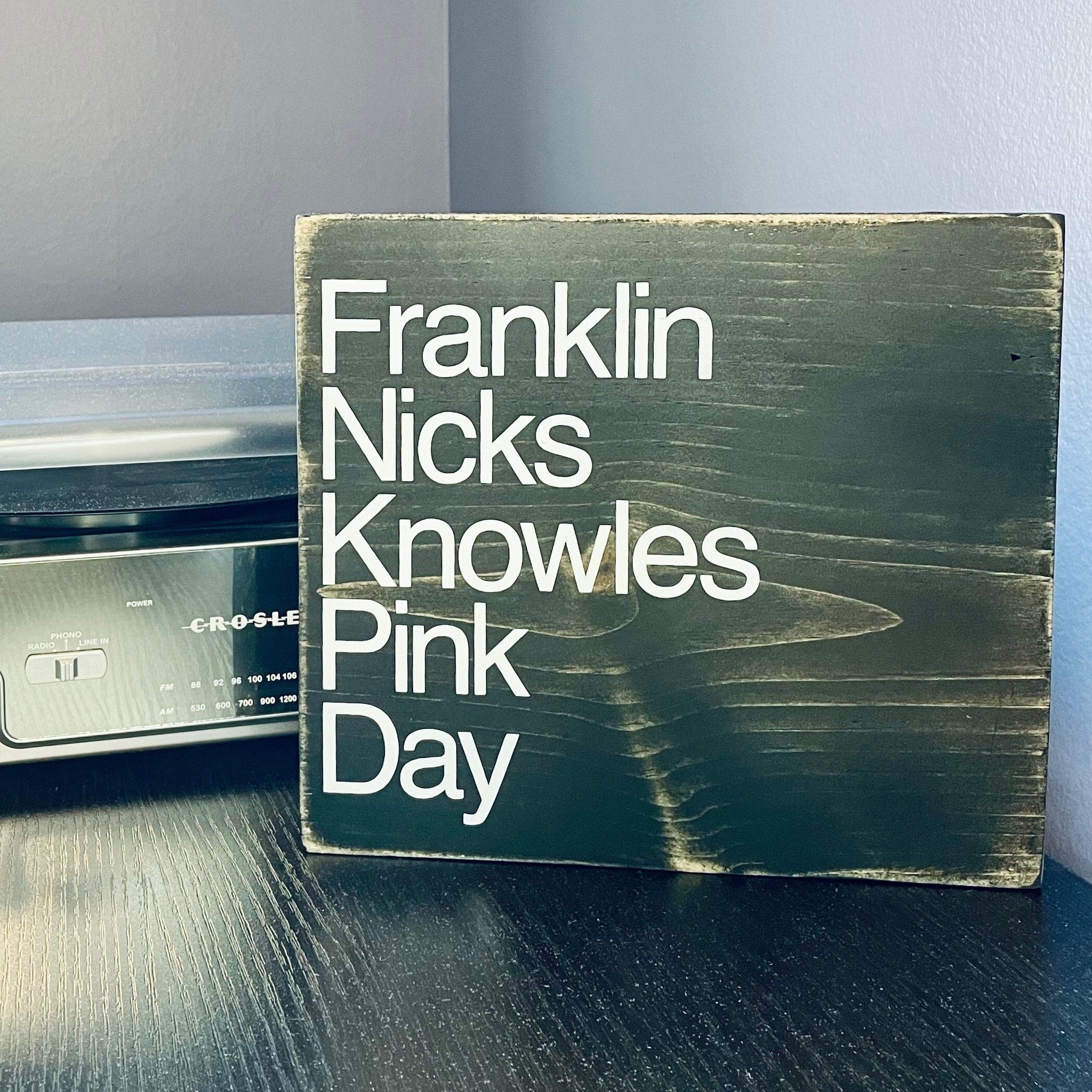 Female Singer Décor Sign Personalized Gift | Three Sisters Studio